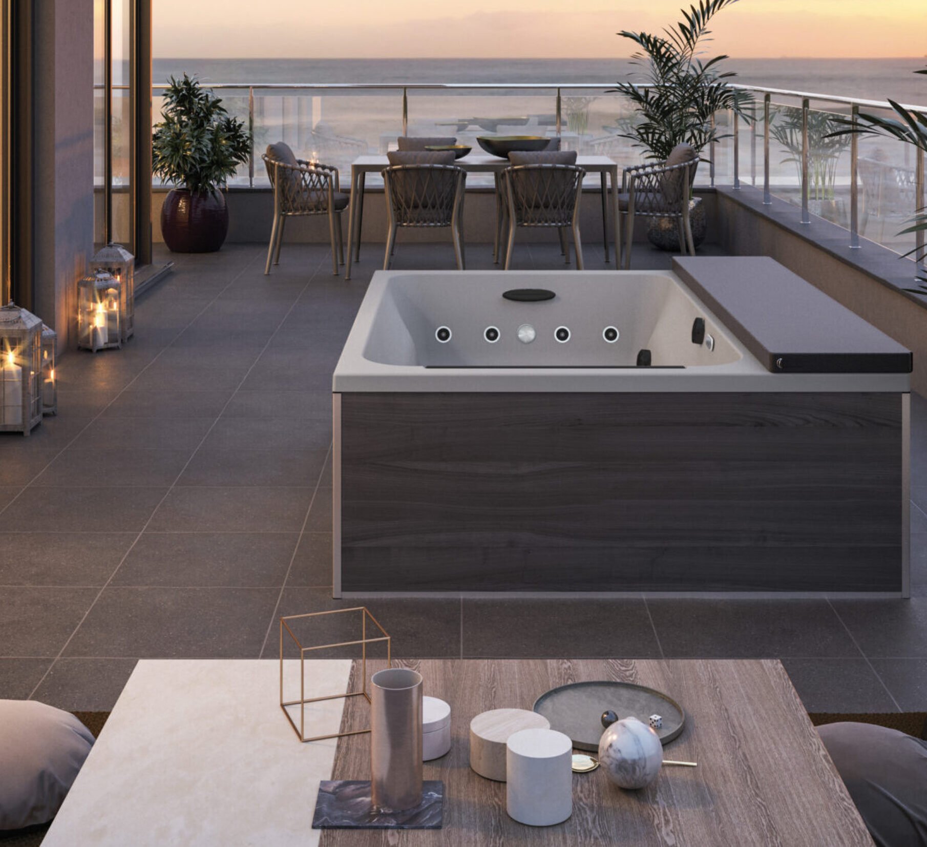 Spa rigide 2 à 6 places - Fabriqué en France | Kinedo Expert - Kinedo ...